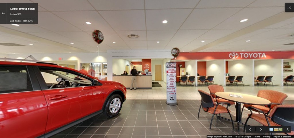 Laurel Toyota Scion | Google Street View Trusted Photographers | Instant360